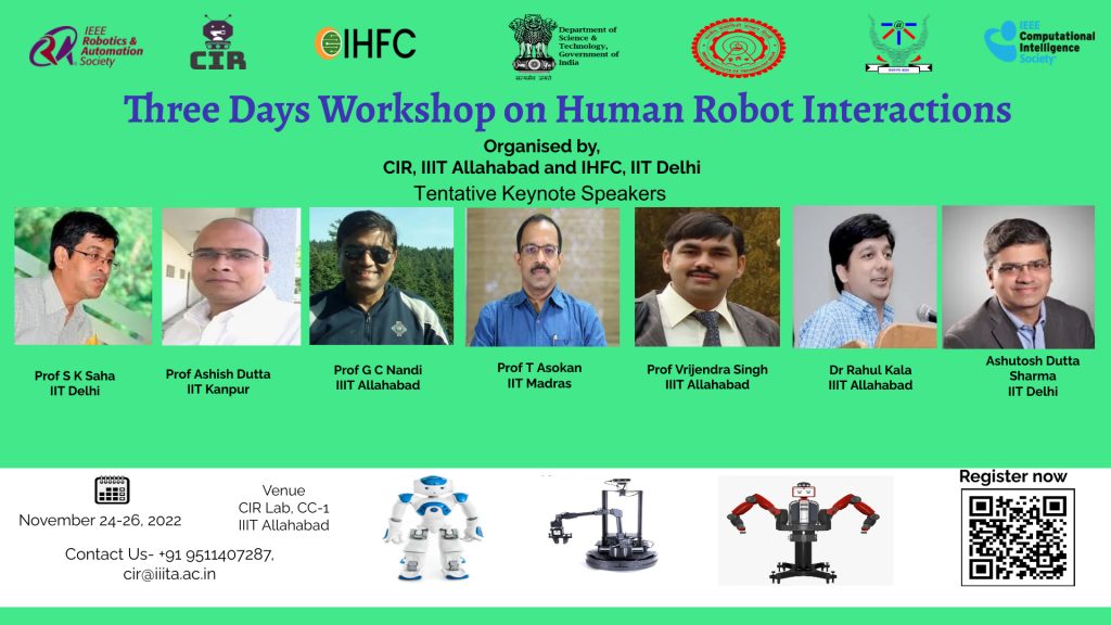 Center of Intelligent Robotics – Indian Institute of Information ...